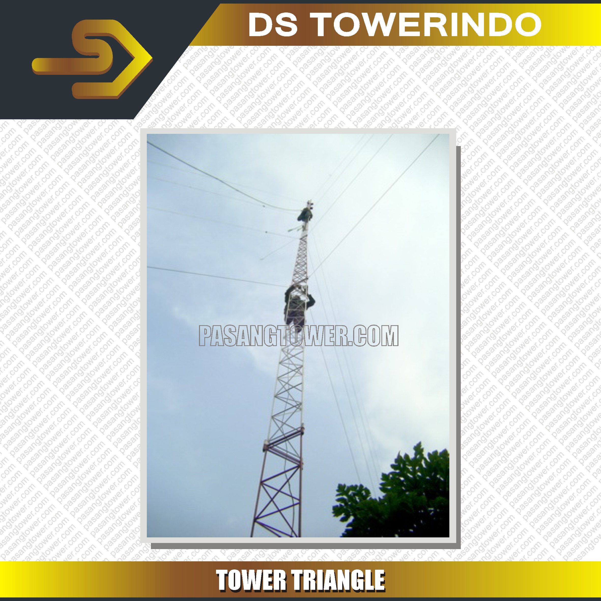 Tower Triangle | Pasang Tower Murah Standar SNI